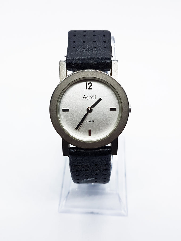 Silver-Tone Ascot Vintage Watch | Minimalist Industrial-Style Watch ...