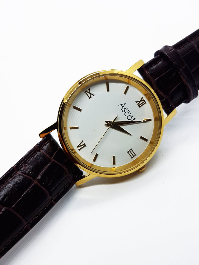 Classic Vintage Gold-Tone Ascot Watch | Ascot Occasion Wear Watches ...