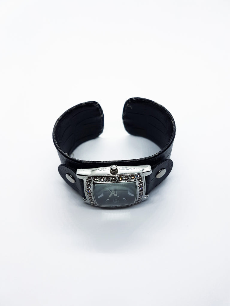 Luxury Ascot Watch For Women | Silver-Tone Rhinestones Gift Watch ...