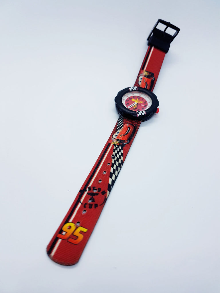 Lightning Mcqueen Flik Flak Disney Cars 95 Watch FLS019 Swiss Watch ...