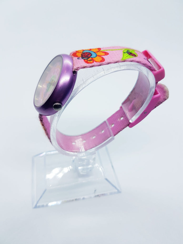 2003 Purple Lady Bug Flik Flak Swiss Swatch Watch for Women & Girls ...