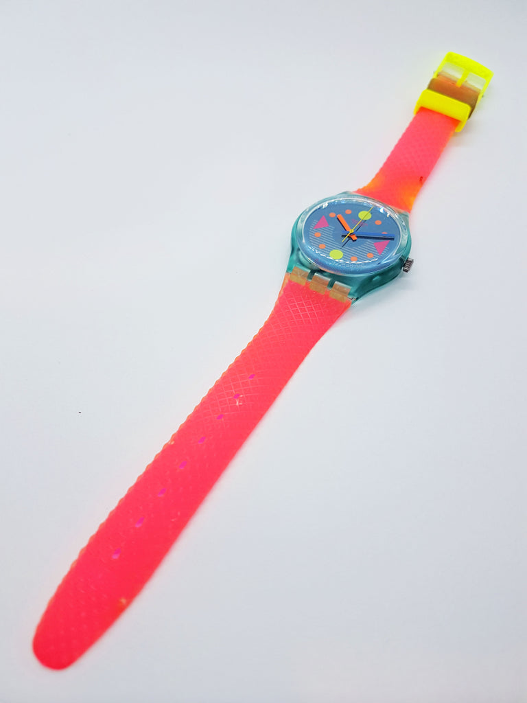 90s TOUR GL102 Swatch Watch | Electric Geometric Swiss Quartz Watch ...