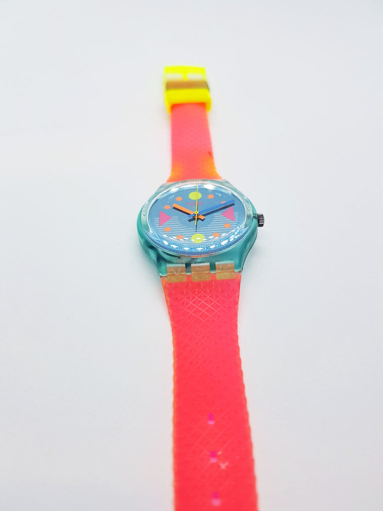 90s TOUR GL102 Swatch Watch | Electric Geometric Swiss Quartz Watch ...