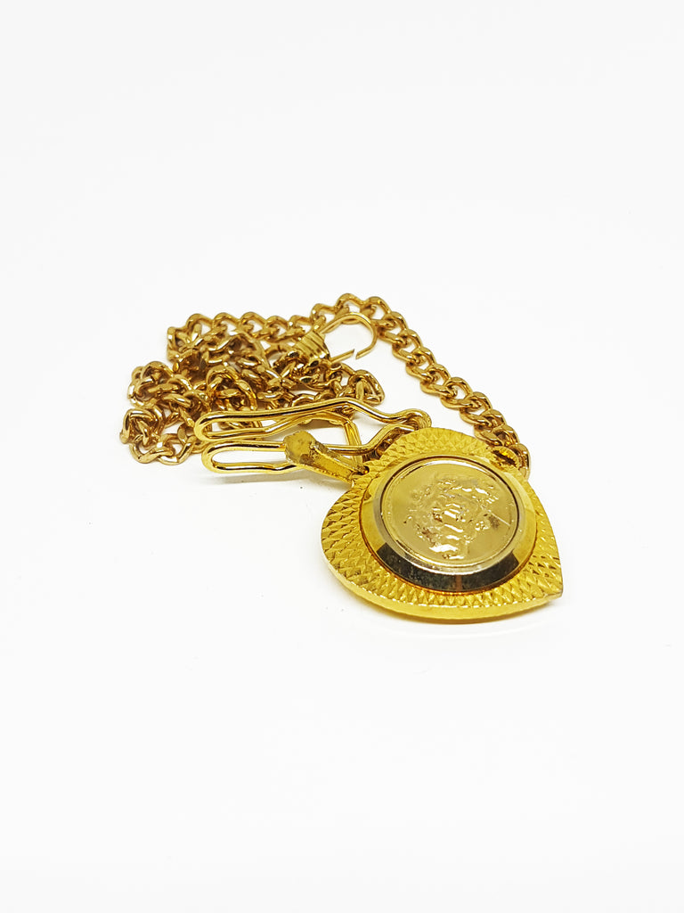 Stunning Heart-shaped Medallion Watch | Amila De Luxe Locket Watch ...