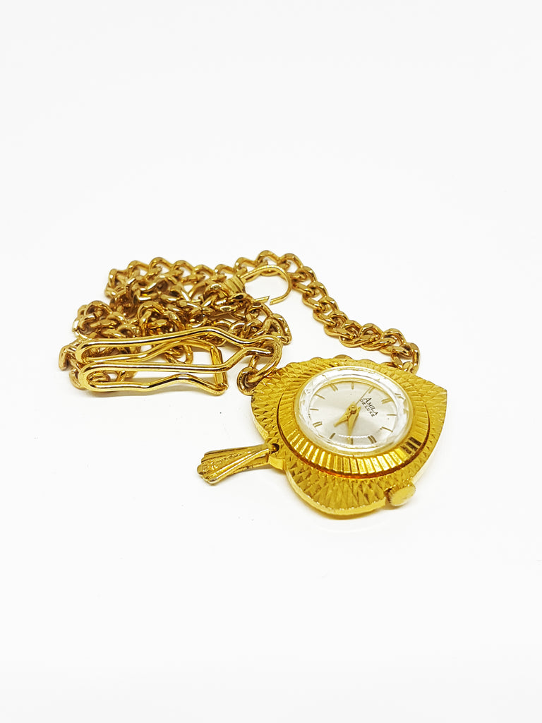 Stunning Heart-shaped Medallion Watch | Amila De Luxe Locket Watch ...