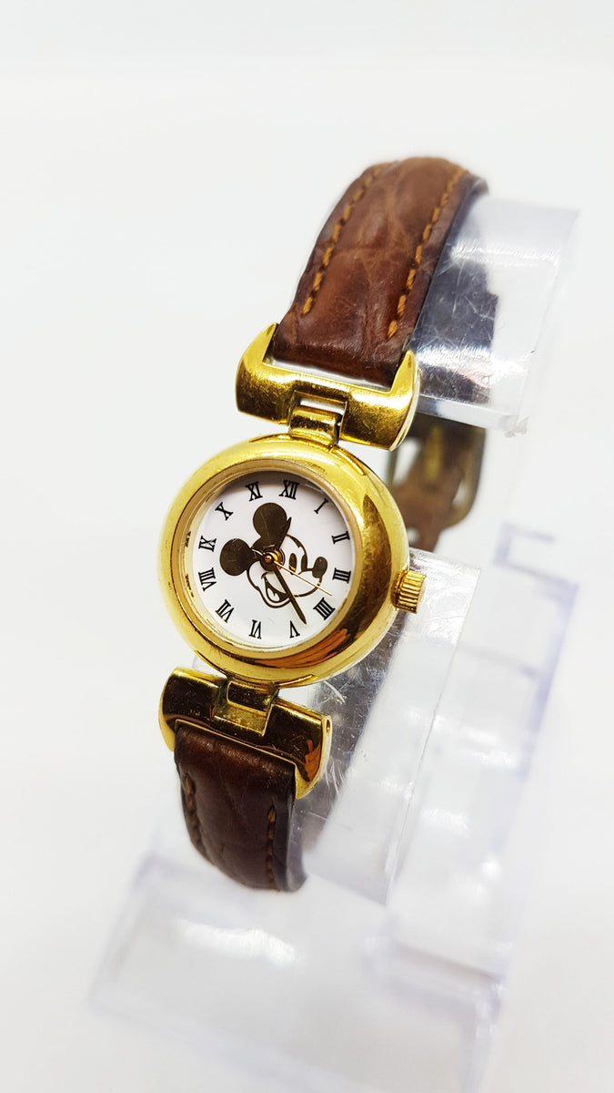 Tiny Gold Mickey Mouse Watch | Disney Time Works Watch Limited Edition ...