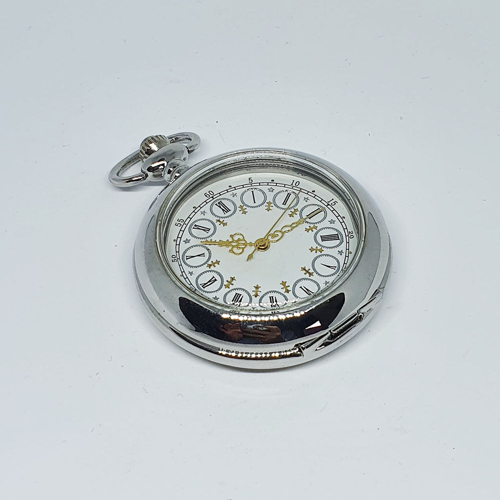 Vintage-Style Silver-tone Pocket Watch | Engraved Pocket Watch ...