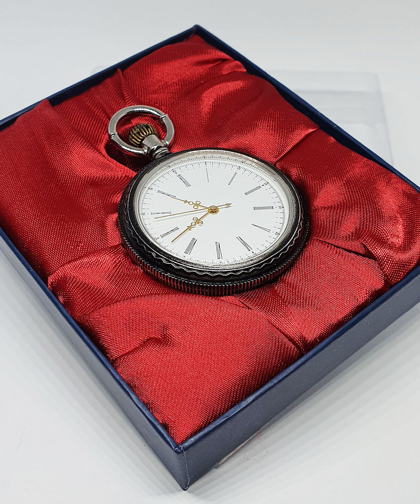 Silver-tone Cyclists Pocket Watch | Antique Bike Ride Pocket Watch ...