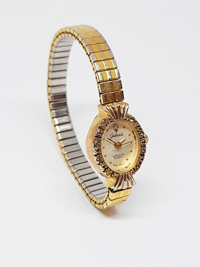 Galaxie by Elgin Quartz Watch | Vintage Luxury Elgin Watch for Women ...
