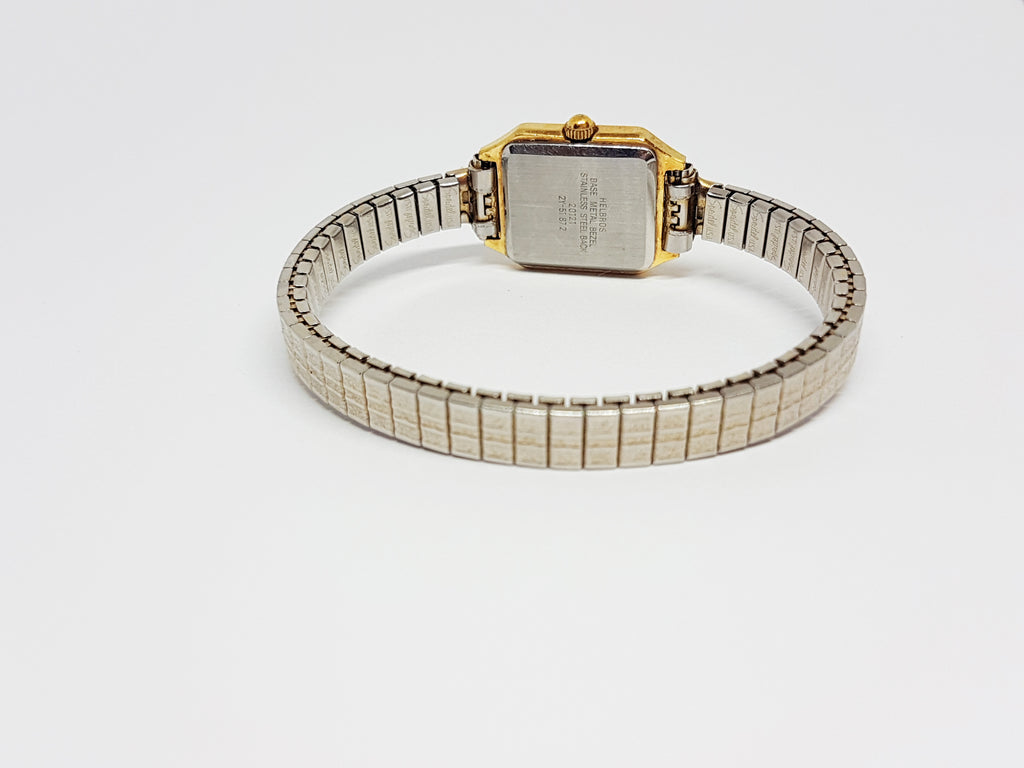 Gold-tone Helbros Quartz Watch | Ladies Square-shaped Helbros Watch ...