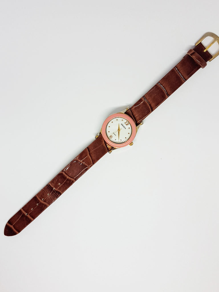 Bohemian Gold-tone Gruen Quartz Watch | Rustic-style Ladies Watches ...