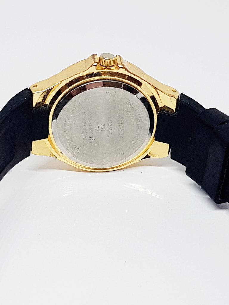 Black & Gold Embassy by Gruen Quartz Watch | Luxury Office Women Watch ...