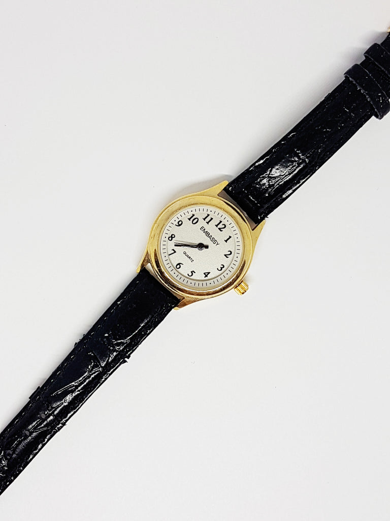 Minimalist Gold-tone Embassy Quartz Watch | Vintage Women's Watches ...