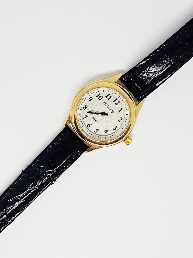 Minimalist Gold-tone Embassy Quartz Watch | Vintage Women's Watches ...