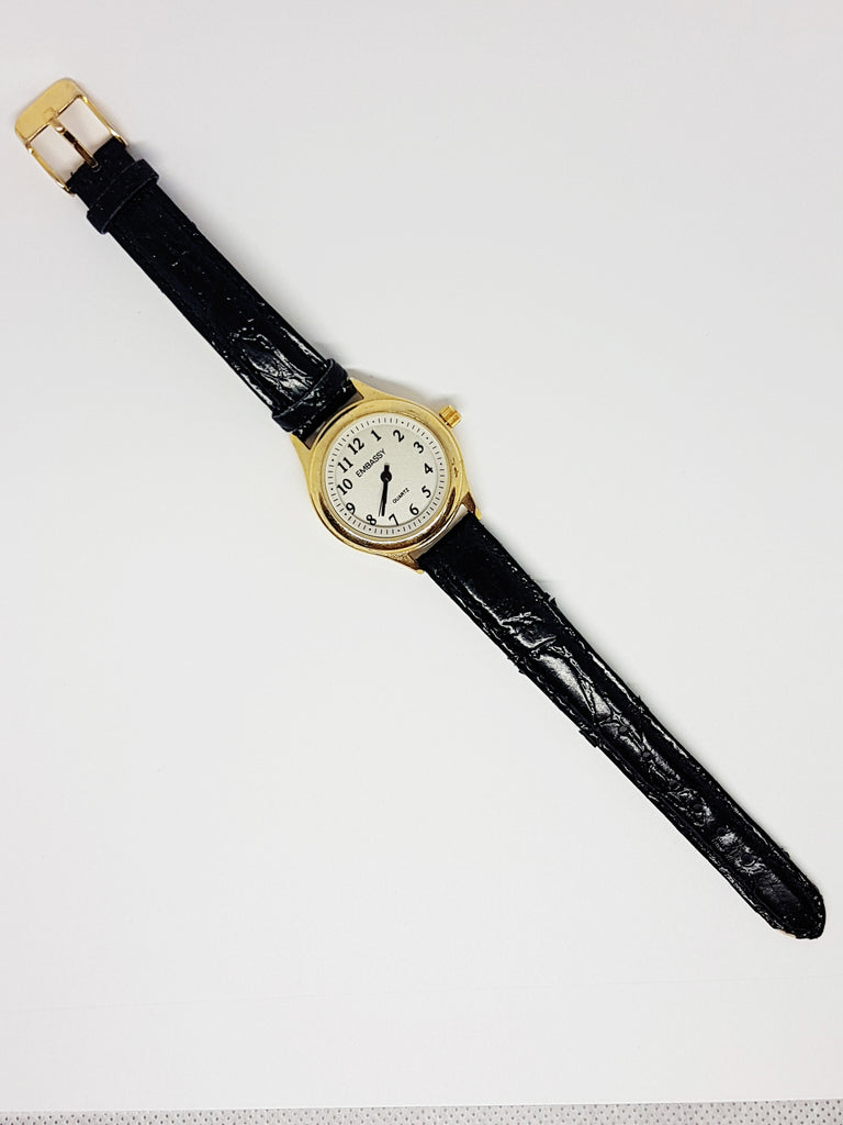 Minimalist Gold-tone Embassy Quartz Watch | Vintage Women's Watches ...