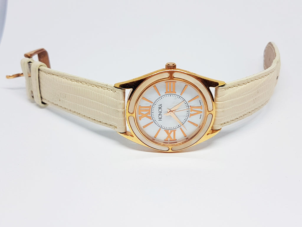 Rose-gold Honora Women's Watch | Luxury Ladies Honora Watches – Vintage ...