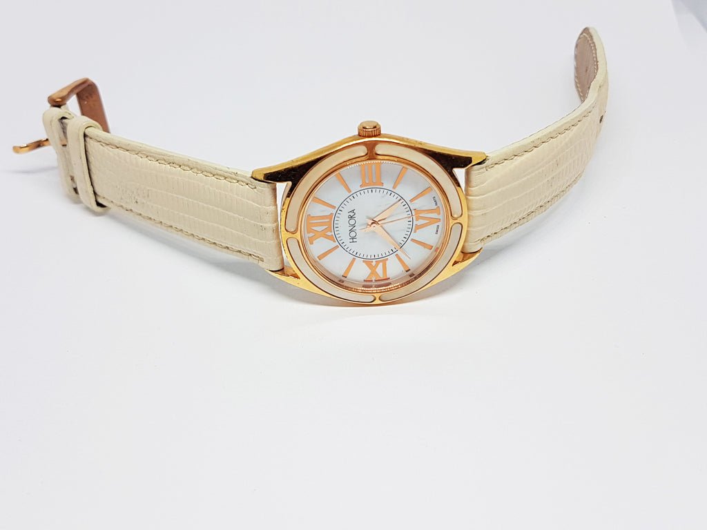 Rose-gold Honora Women's Watch | Luxury Ladies Honora Watches – Vintage ...