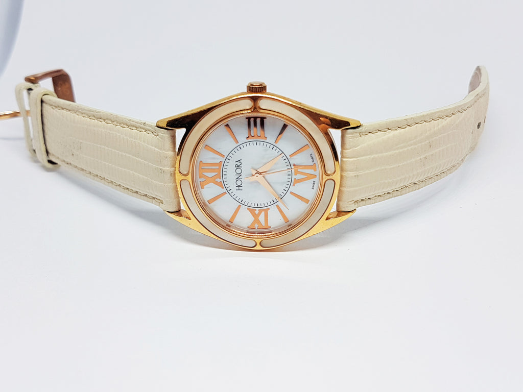 Rose-gold Honora Women's Watch | Luxury Ladies Honora Watches – Vintage ...