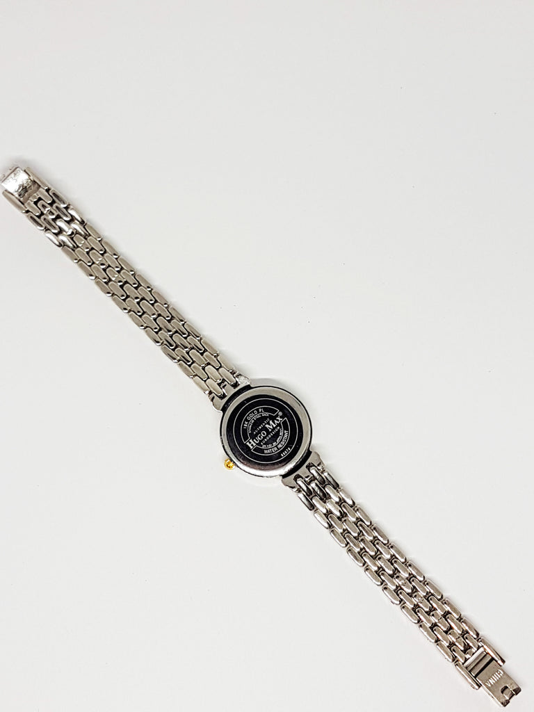 Hugo Max Silver-tone Ladies Watch | 18k Gold Plated Quartz Watch ...