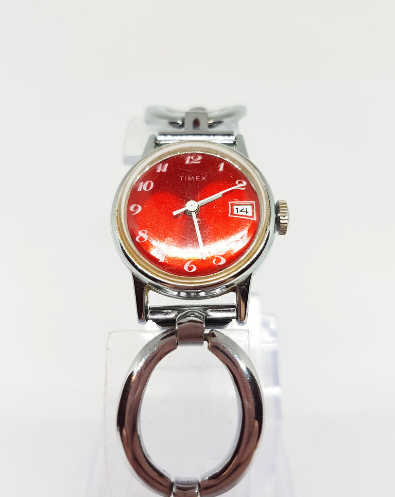 Ultra Rare 80s Red Dial Timex Watch | Retro Timex Watch for Women ...
