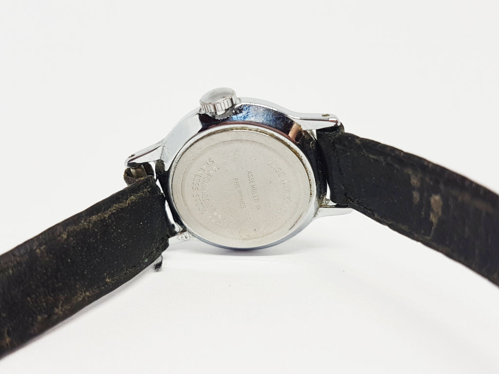 Classic White Dial 90s Timex Mechanical Watch for Women – Vintage Radar