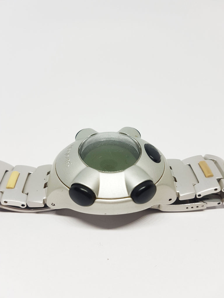 Swatch Digital Beat VIRTUAL WAVE I YFS4000 | Retro Swiss Swatch Watch ...