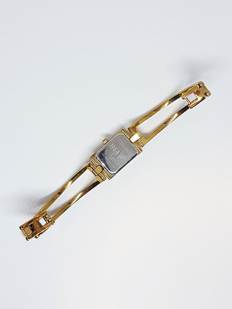 Tiny Square Gold-tone Relic Quartz Watch | Relic by Fossil Watches ...