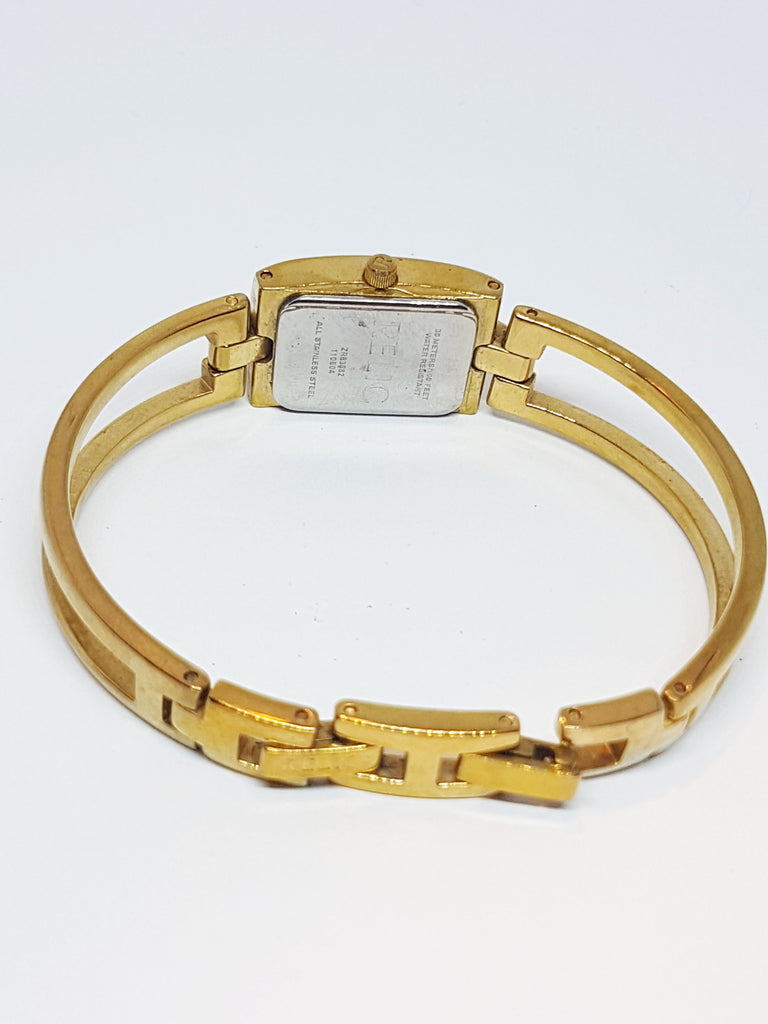Tiny Square Gold-tone Relic Quartz Watch | Relic by Fossil Watches ...