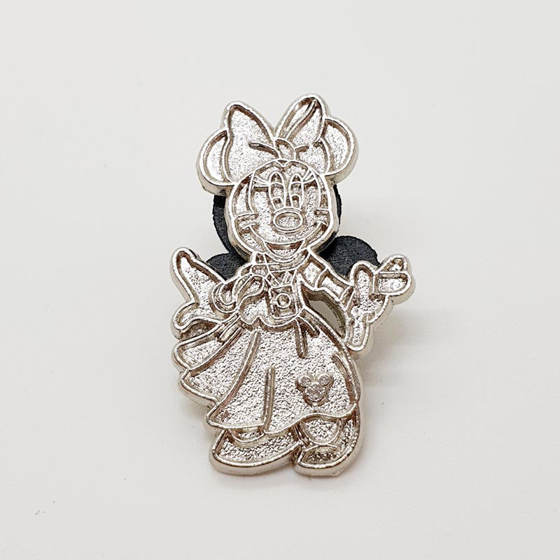 2015 Silver Minnie Mouse Disney Pin | Disneyland Parks Pins – Vintage Radar