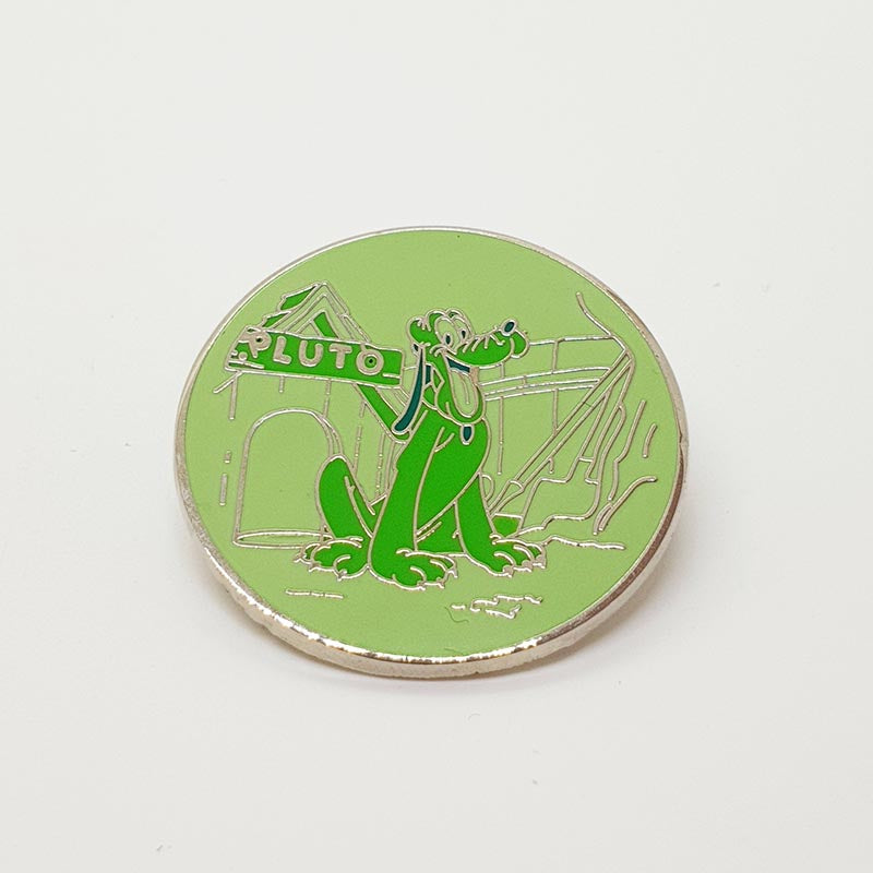 2012 Green Pluto Disney Pin | Disneyland Enamel Pin – Vintage Radar