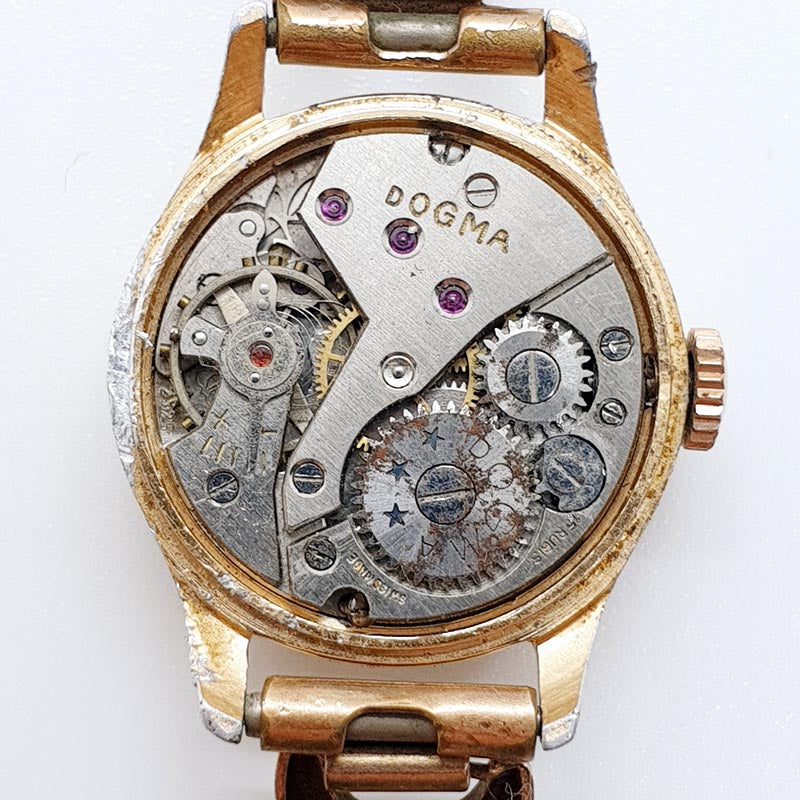 Dogma Prima 15 Rubis Swiss Made Watch for Parts & Repair - NOT WORKING ...