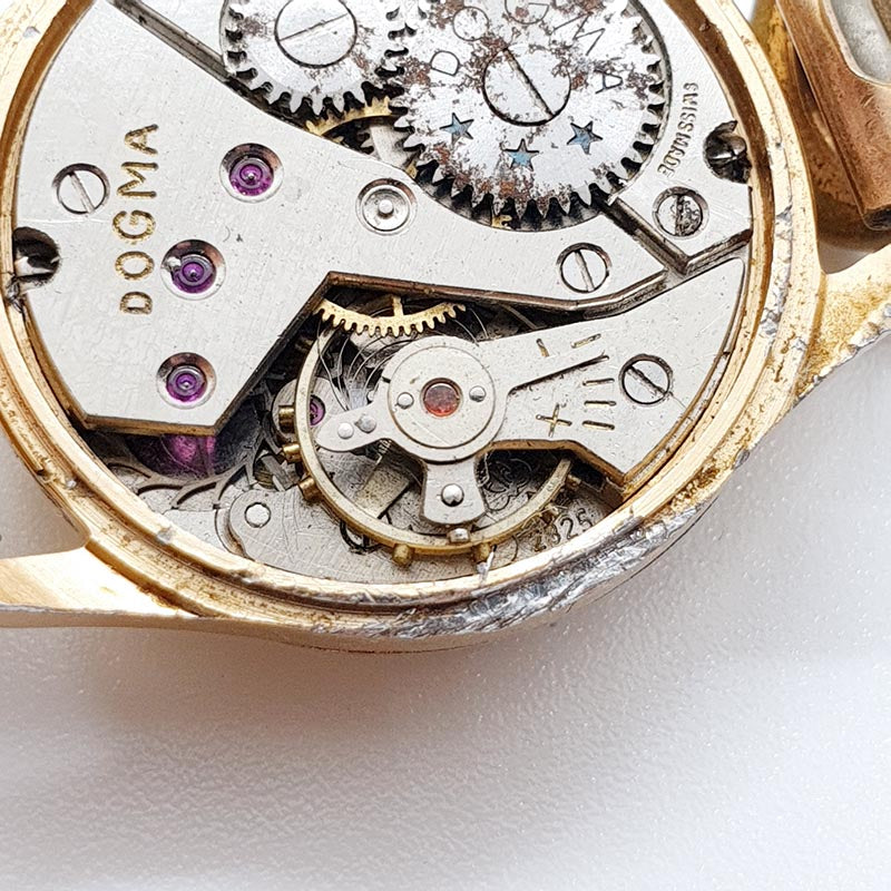 Dogma Prima 15 Rubis Swiss Made Watch for Parts & Repair - NOT WORKING ...