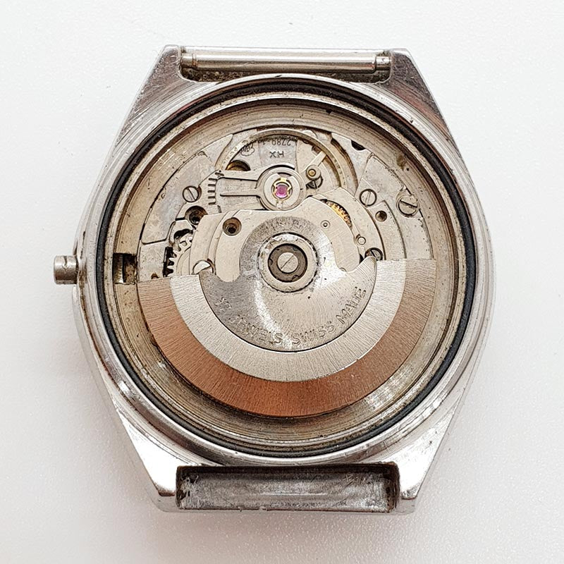 Blue Dial 17 Jewels Swiss Automatic Watch for Parts & Repair – Vintage ...