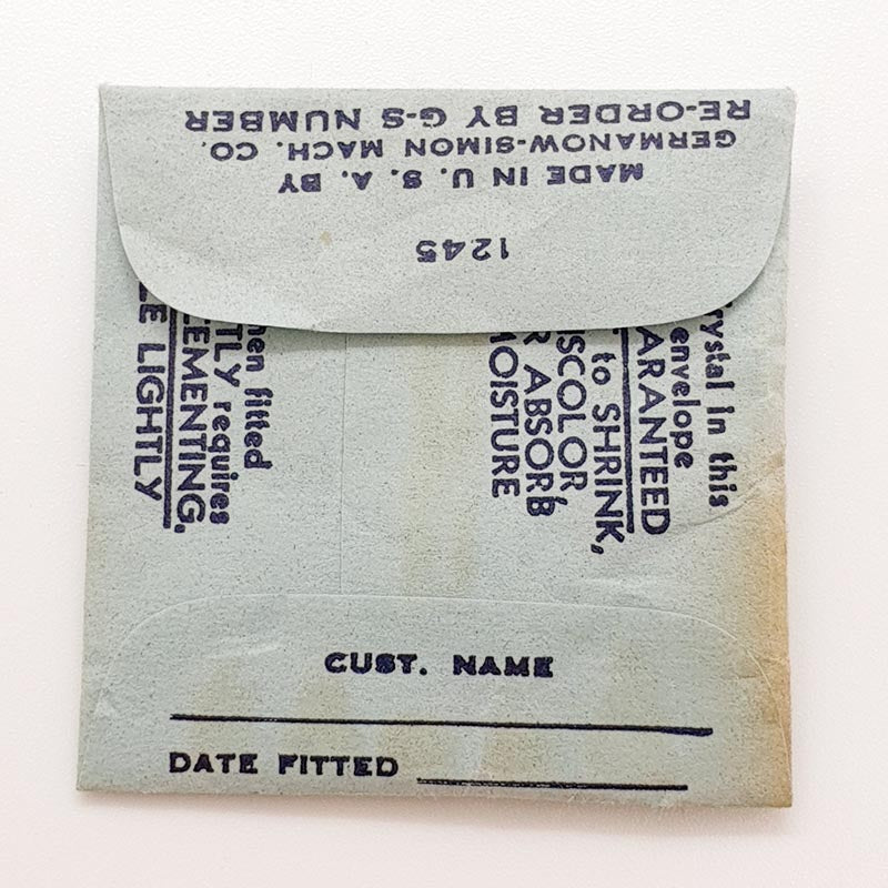 Elgin MY 330 Watch Crystal for Parts & Repair – Vintage Radar