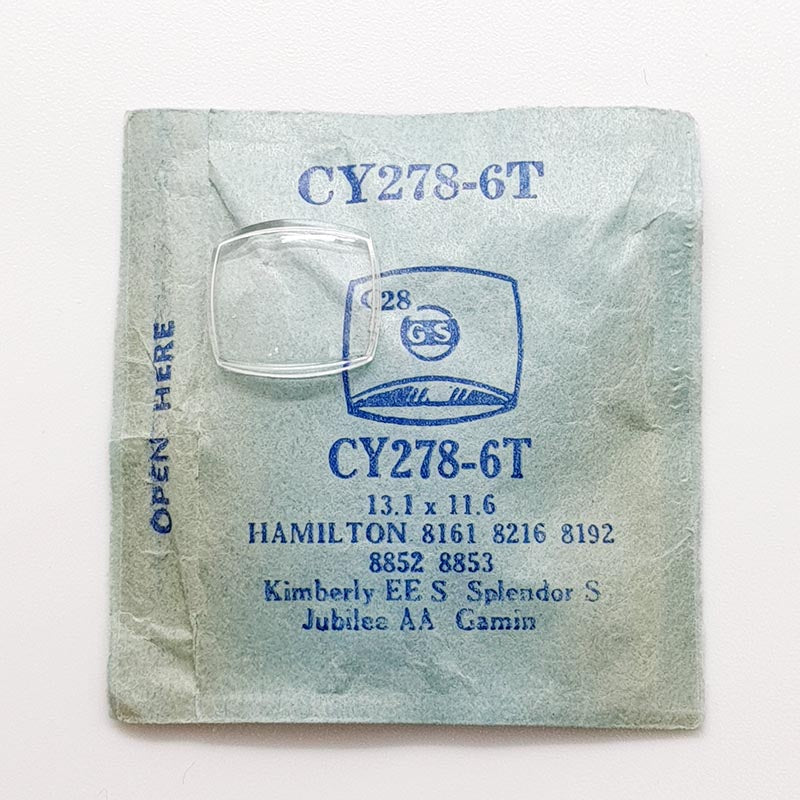 Hamilton 278-6T Watch Crystal for Parts & Repair – Vintage Radar