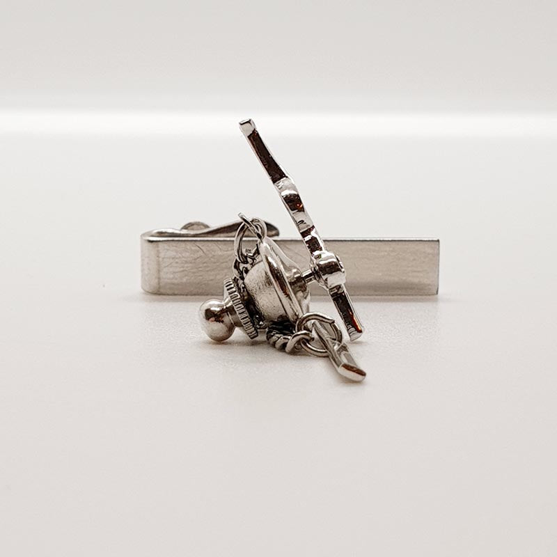 Silver-tone Sword Cufflinks Vintage, Musical Note Pin & Tie Clip ...