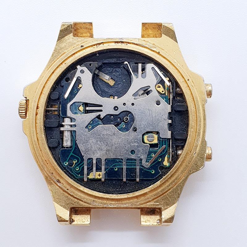 Pulsar Alarm Chronograph 100m Digital Analog Watch for Parts & Repair ...