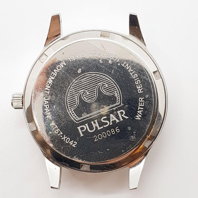 Black Dial Pulsar Kinetic YT57 X042 100M Watch for Parts & Repair ...