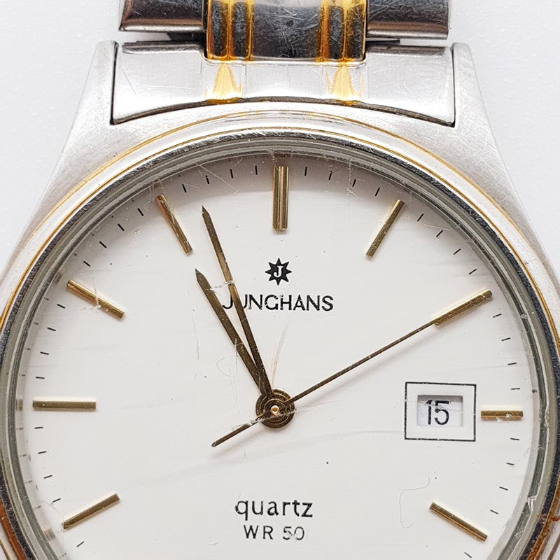 Junghans Quartz WR50 Date German Watch for Parts & Repair – Vintage Radar