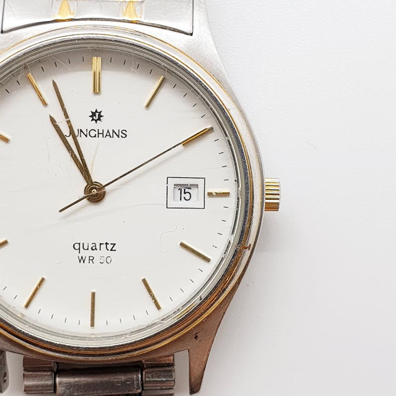 Junghans Quartz WR50 Date German Watch for Parts & Repair – Vintage Radar
