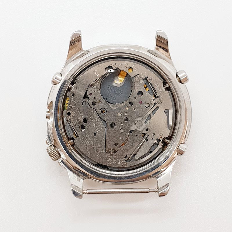 Lotus Alarm Chronograph Swiss Quartz Watch for Parts & Repair – Vintage ...