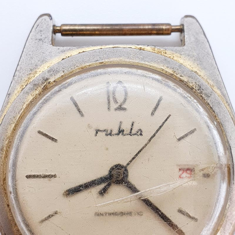 1980s Ruhla Antimagnetic Made in Germany Watch for Parts & Repair ...
