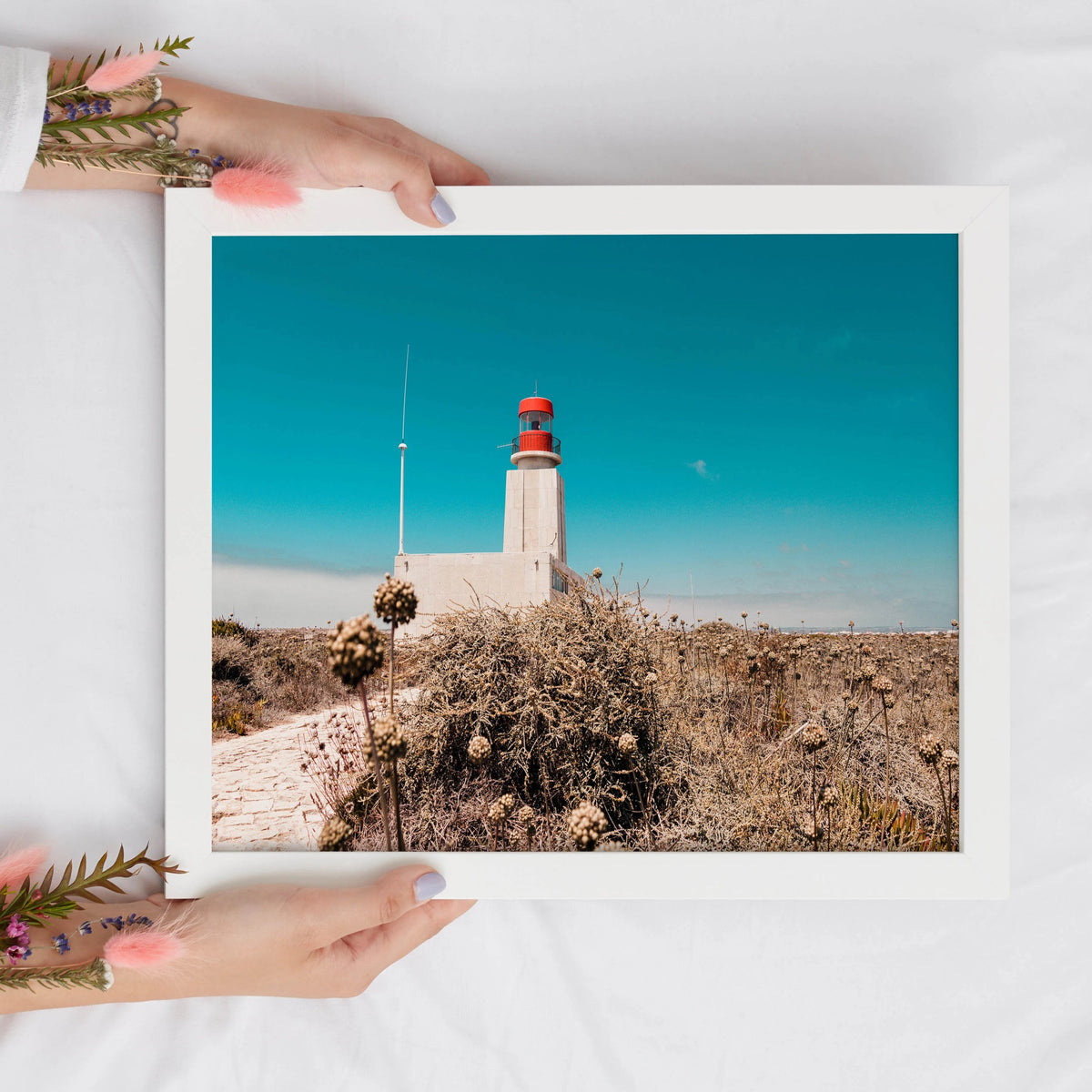Lighthouse Digital Landscape Print | Printable Instant Wall Art ...