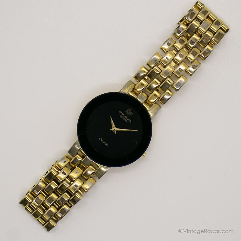 Vintage Raymond Weil Wristwatch for Her | Elegant Gold-tone Watch ...