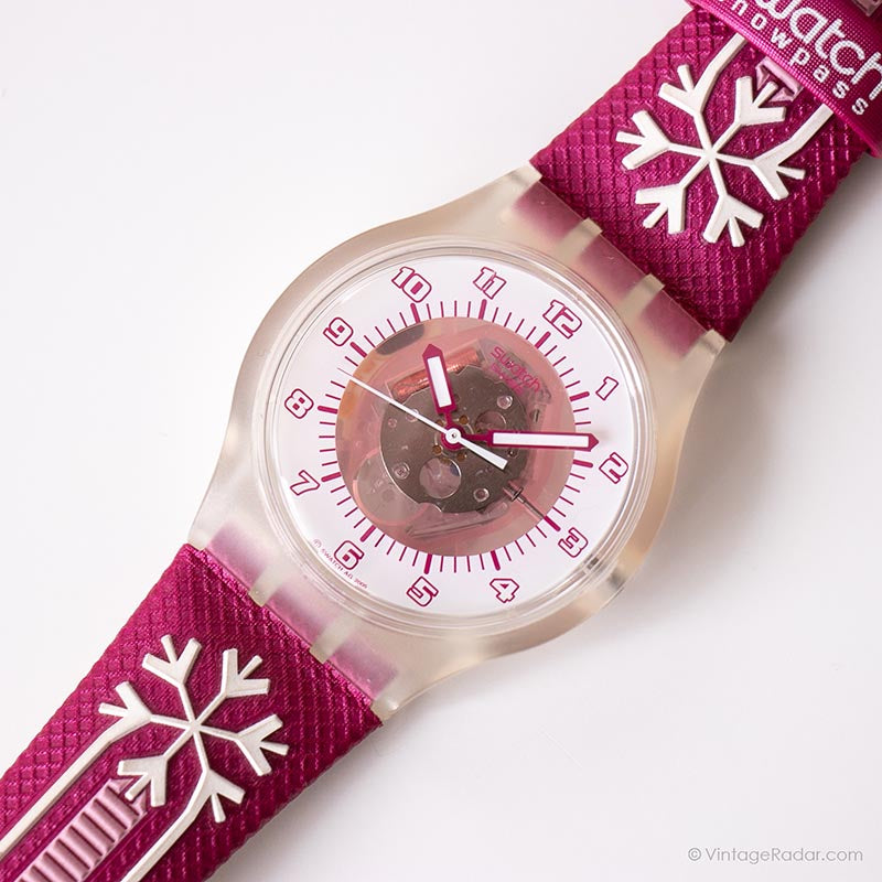 2006 Swatch SUMK100 PINK RING Watch | Jelly in Jelly Swatch Access ...
