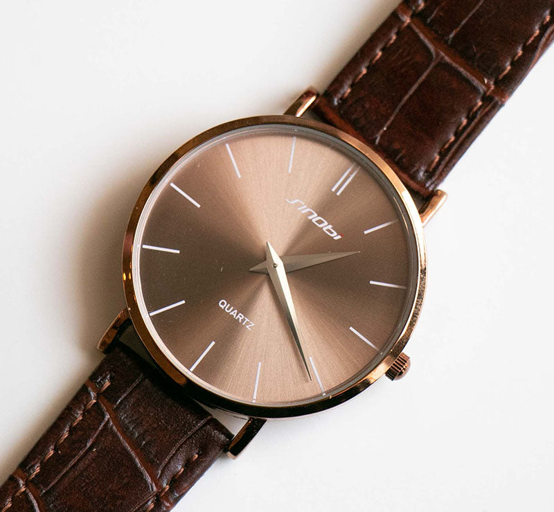Rose Gold SINOBI Vintage Watch for Women | Luxury Quartz Watches ...