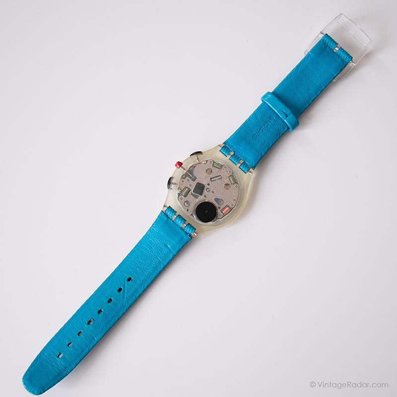 2005 Swatch SUYK114 PERFECT PLAY Watch | White Swatch Skin Chrono ...
