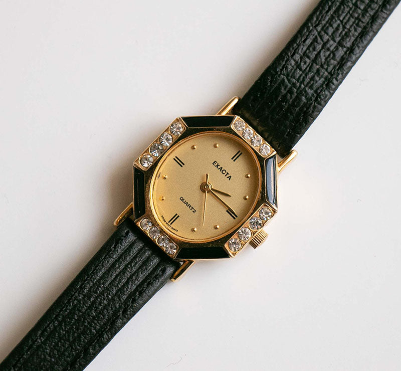 Vintage Gold-tone EXACTA Watch | Luxury Gift Watch For Ladies – Vintage ...