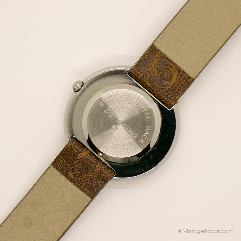 Vintage Zeon Ladies Watch | Yellow Dial Wristwatch – Vintage Radar