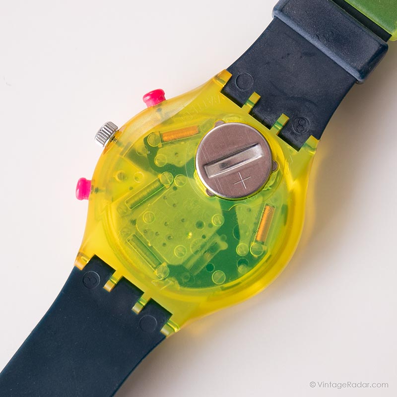 RARE 1991 Swatch SCJ101 GRAND PRIX Watch | Original Box and Papers ...